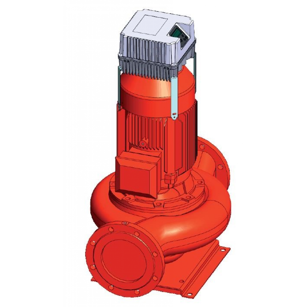 KOLMEKS PN10 Centrifugal in-line pumps with integrated frequency ...
